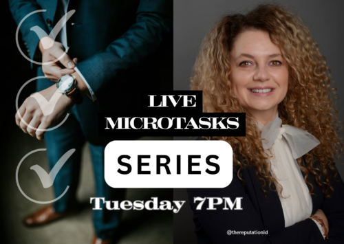 FREE LIVE MicroTasks Sessions - The Reputation ID